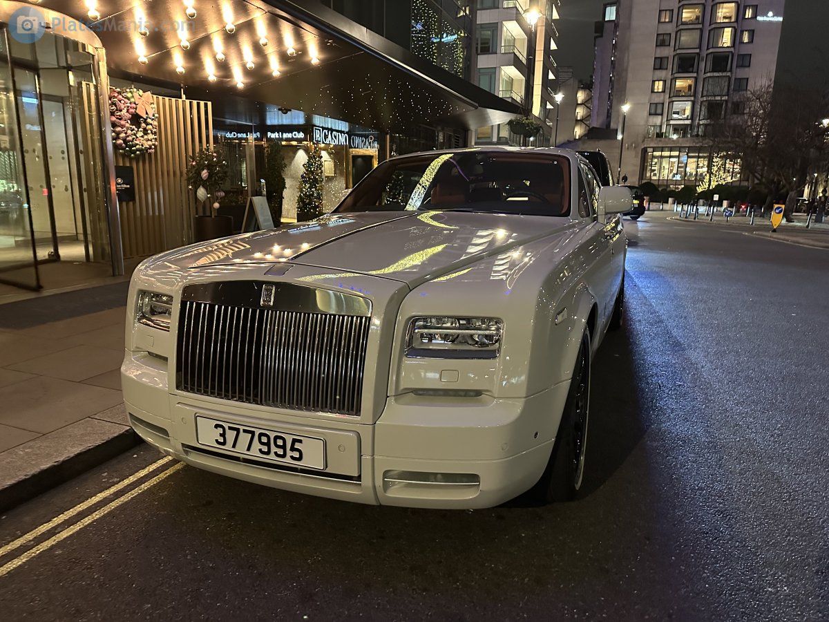 377995, Rolls-Royce Phantom Coupé , License plate of Qatar