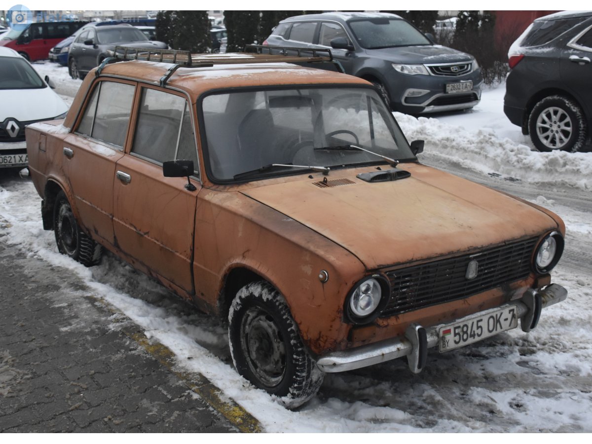 5845 OK-7, Lada (VAZ) 2101 (Minsk City) License plate Belarus